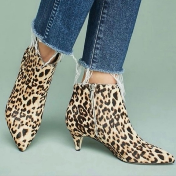 Sam Edelman | Shoes | Sam Edelman Kinzey Leopard Print Ankle Boots ...